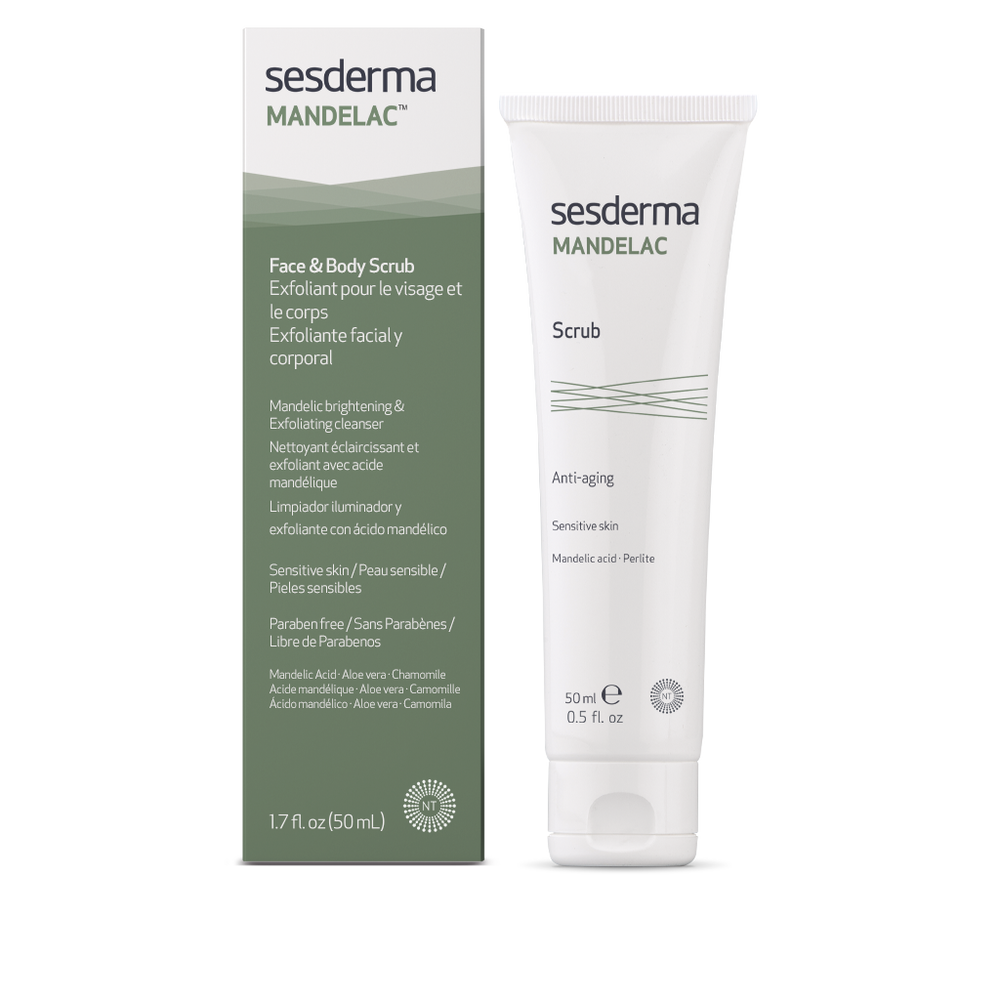 MANDELAC Face & Body Scrub 1.7 fl. Oz | SESDERMA